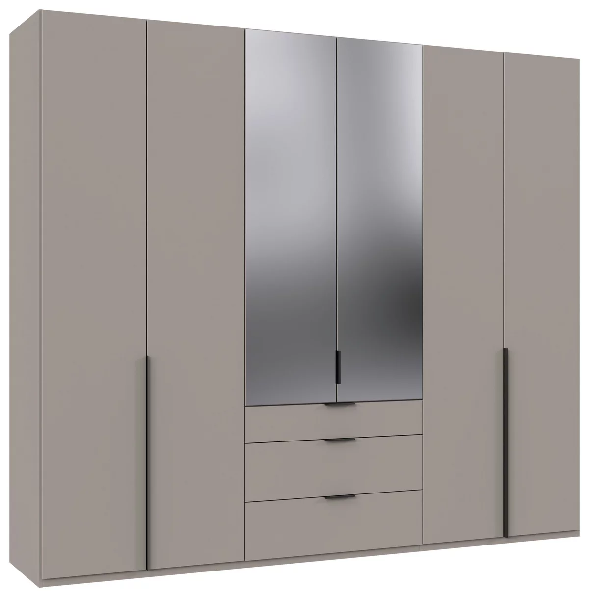 ORMAR SA KLASIČNIM VRATIMA siva, sahara 270/236/58 cm