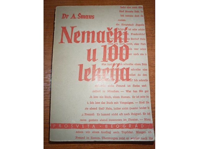Nemački u 100 lekcija + ključ - Dr. A. Šmaus