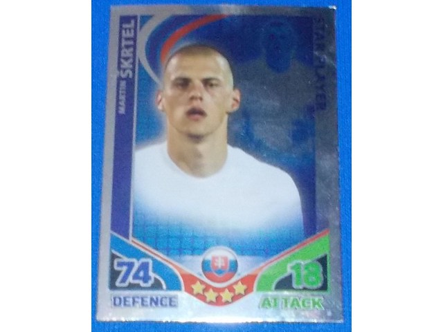 Match  Attax    MARTIN  SKRTEL  -  kartica