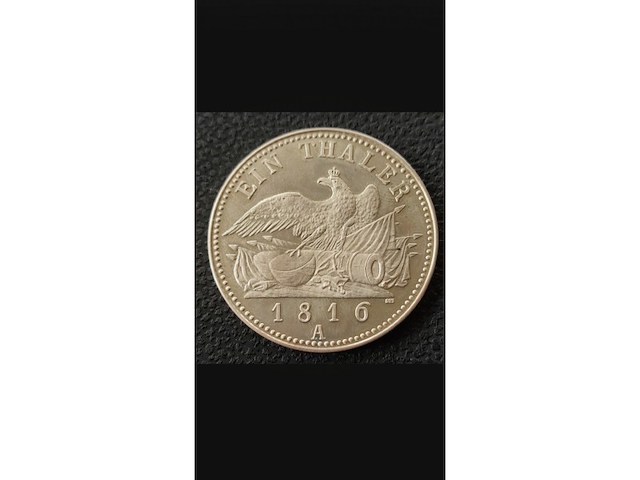 Nemačka EIN THALER 1816/1979 srebro 925