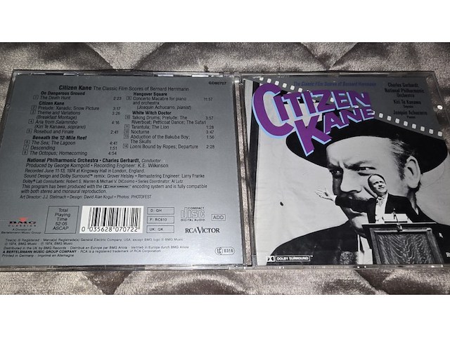 Citizen Kane, The classic film scores , ORIGINAL