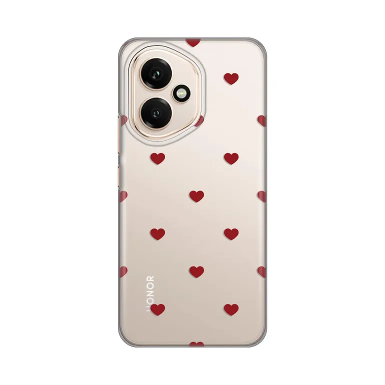 Maska Silikonska Print za Honor 400 Red Hearts