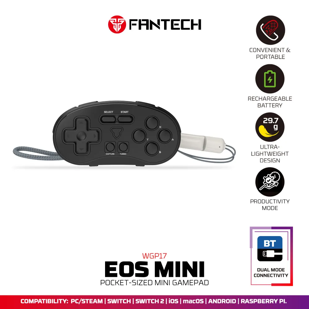 Joypad Wireless Fantech WGP17 Eos mini crni