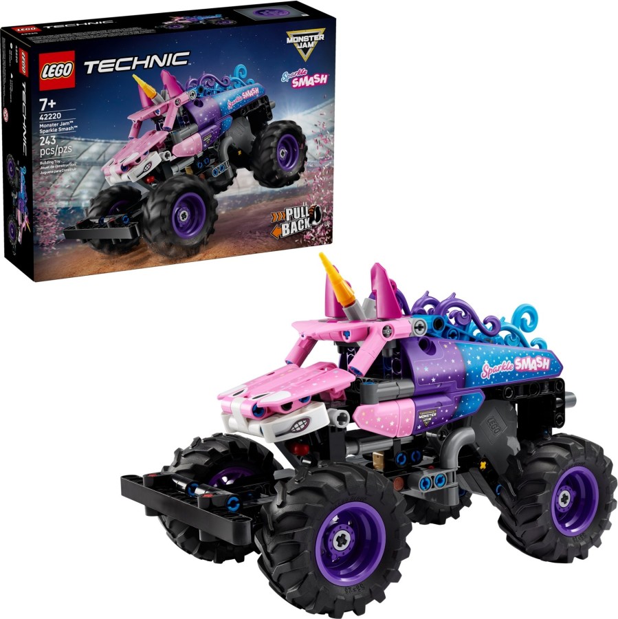 42220 Monster Jam™ Sparkle Smash™ na povlačenje