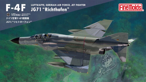 FineMolds FX06 McDonnell Douglas F-4 F Phantom - Luftwaffe Jet Fighter / JG 71 Richthofen