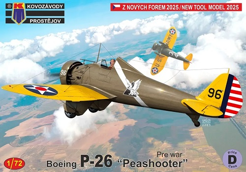 NEW! Kovozavody Prostejov 72517 Boeing P-26 Peashooter Pre-War