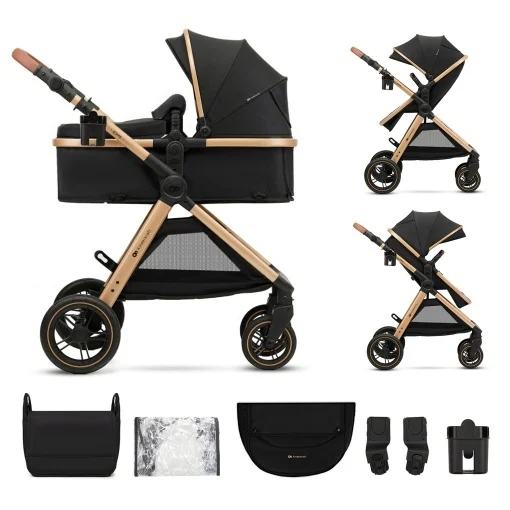 KINDERKRAFT ESME KOLICA ZA BEBE 2U1 BLACK