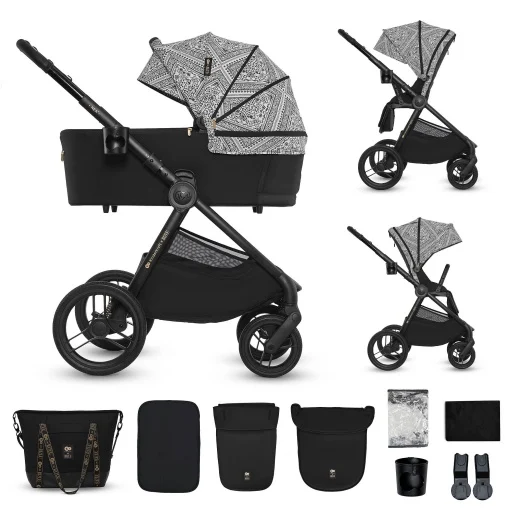 KINDERKRAFT KOLICA ZA BEBE NEA 2 LUNAR BLACK BIZUU