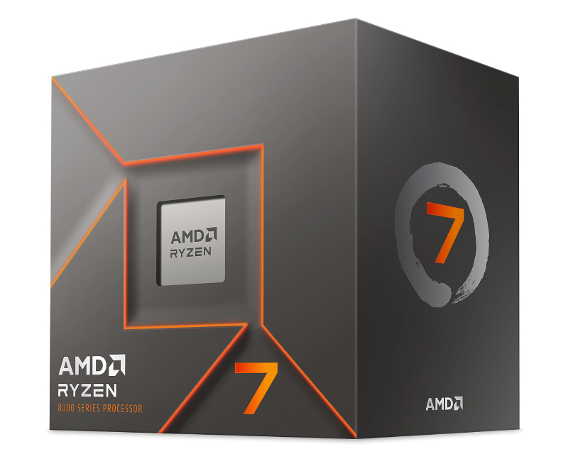AMD RYZEN 7 8700F 8 cores do 5GHz Box procesor