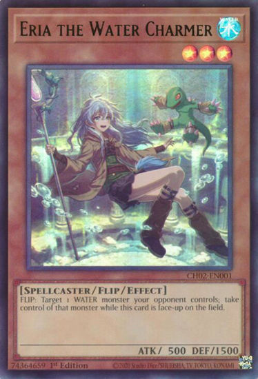 Eria the Water Charmer - CH02-EN001 - Ultra Rare 1st Edition