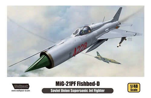 NEW! Wolfpack Design WP14821 MiG-21 PF Fishbed-D - Izdeliya 76 (Premium Edition Kit)