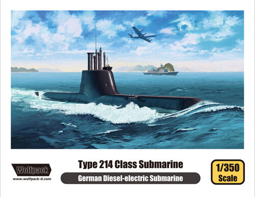 NEW! Wolfpack Design WP13501 Type 214 Class Submarine