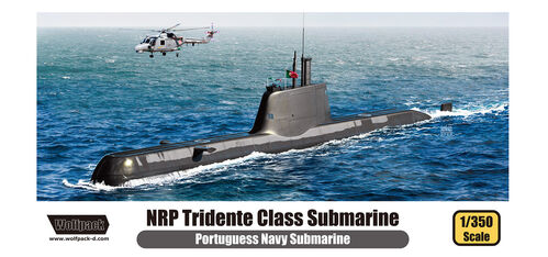 NEW! Wolfpack Design WP13504 NRT Tridente Class Submarine with Super Lynx Mk.95
