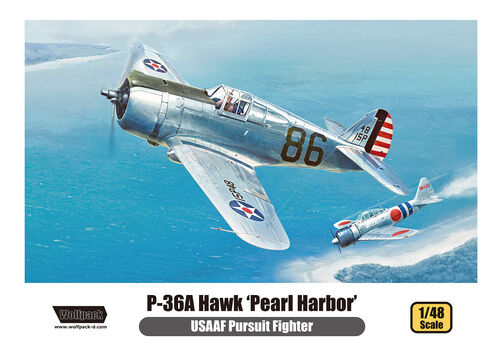 NEW! Wolfpack Design WP14811 Curtiss P-36 A Hawk - Pearl Harbor (Premium Edition Kit)