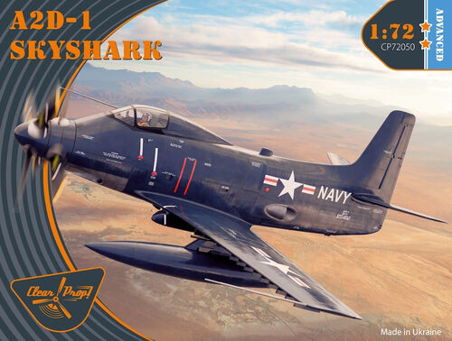 NEW! Clear Prop Models 72050 Douglas A2D-1 Skyshark
