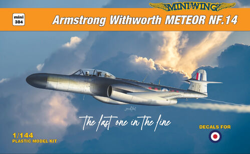 NEW! Miniwing 384 Amstrong Whitworth Meteor NF.14 - RAF and Armée de l´Air