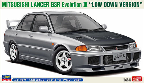 NEW! Hasegawa 20782 Mitsubishi Lancer GSR Evolution III - Low Down Version