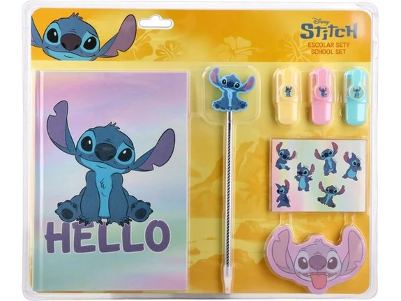 Školski set Stitch 8 komada