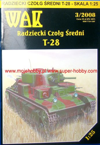 WAK 03-2008 Radziecki Czołg średni T-28