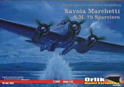Orlik 038 Italian Heavy Bomber Savoia Marchetti S.M. 79 Sparviero