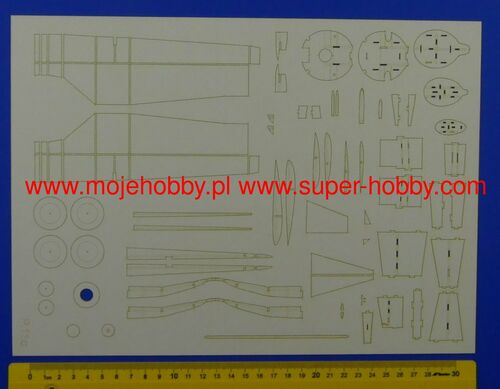 Haliński KA-NUM-SPEC-ac PZL P.11c - Polish Fighter (Laser Cut Frames)