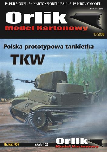 Orlik 055 Polska tankietka prototypowa TKW