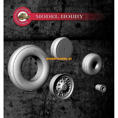 Model Hobby 0065-KOL Reggiane Re.2000 - Resin Wheels
