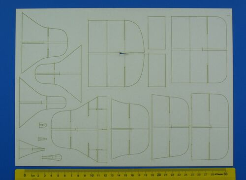 Haliński MM-1-2-2003-ac USS Gambier Bay - American Aircraft Carrier Escort (Laser Cut Frames)