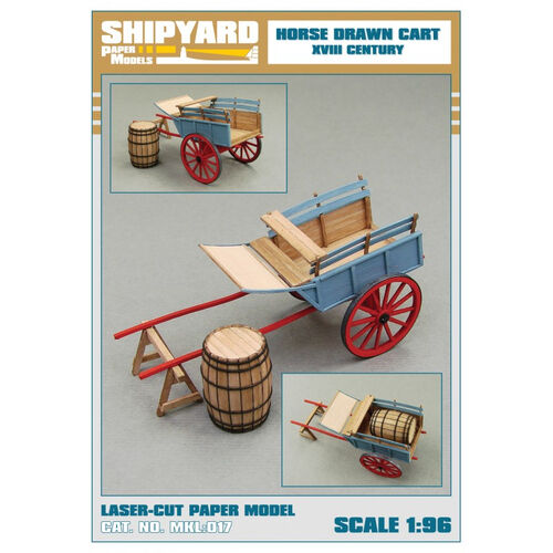 ShipYard MKL017 Horse Drawn Cart XVIII Century
