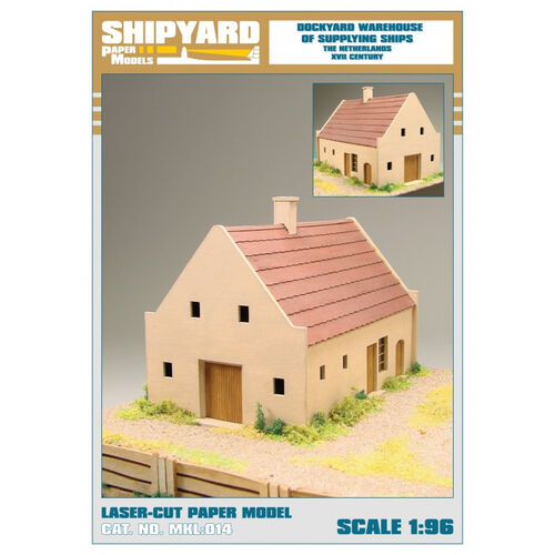 ShipYard MKL014 Dockyard Warehouse Of Supplying Ships, The Netherlands XVII Century