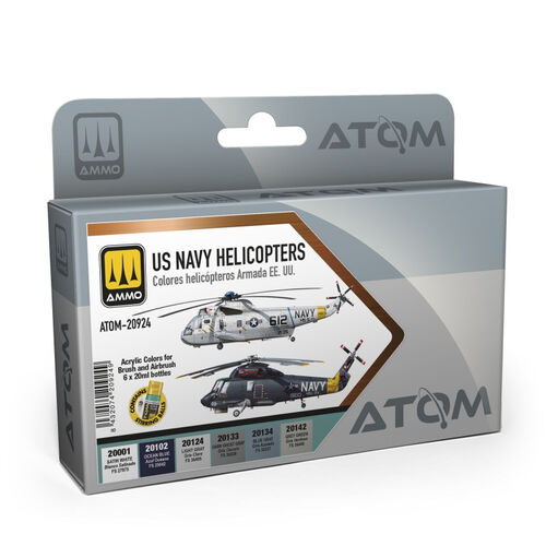 NEW! AMMO of Mig Jimenez ATOM-20924 US Navy Helicopters Set