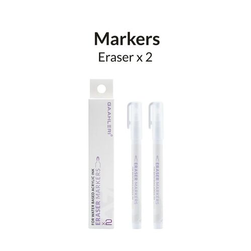 Gaahleri 45107 Metallic Series Markers * 2 Eraser