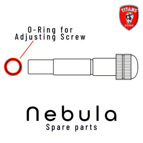 NEW! AMMO of Mig Jimenez TTH058-20 O-Ring for Adjusting Screw for NEBULA Airbrush (Part 20)