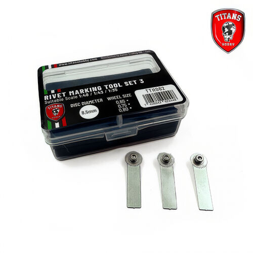 NEW! AMMO of Mig Jimenez TTH062 Rivet Maker Tool Set No.3 for Scales 1:48 / 1:43 and 1:35