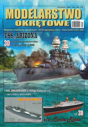 Modelarstwo Okrętowe SPEC33 USS "ARIZONA"