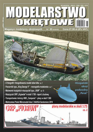 Modelarstwo Okrętowe Modelarstwo Okrętowe nr 85 ORP "PIORUN"