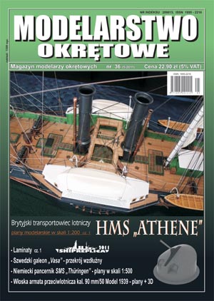 Modelarstwo Okrętowe Modelarstwo Okrętowe nr 36 5-2011 HMS "ATHENE"