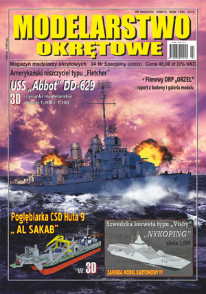 Modelarstwo Okrętowe SPEC34 USS "Abbot" DD-629