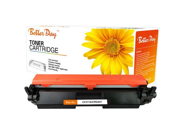 Toner BetterDay CF217A / CRG047 zam. kaseta za HP/Canon 1.6k (sa cipom)