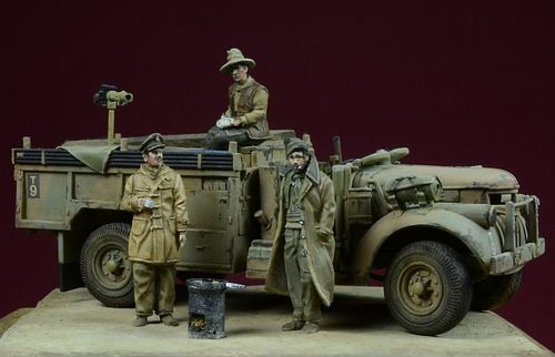 D-DAY miniature studio 72004 Breakfast in The Sahara - LRDG Patrol