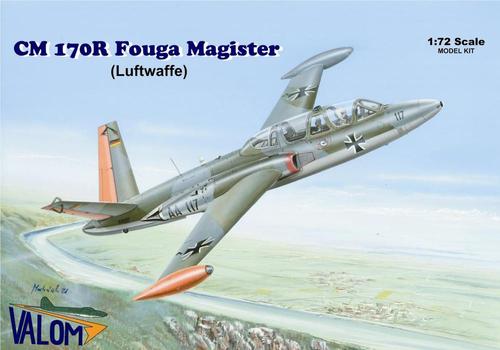 Valom 72084 Fouga CM.170R Magister (Luftwaffe) French training jet aircraft in German marking