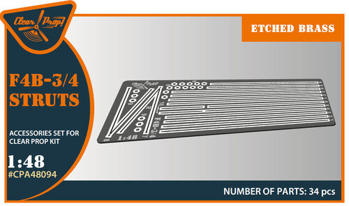 NEW! Clear Prop Models A48094 Boeing F4B-3/4 - Strubs (for Clear Prop Kits)