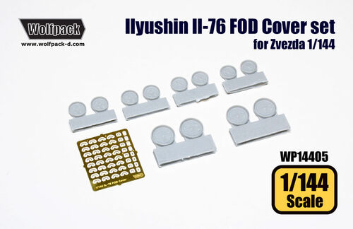 Wolfpack Design WP14405 Ilyshin Il-76 - FOD Cover Set (for Zvezda Kits)
