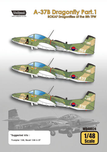Wolfpack Design WD48024 Cessna A-37 Dragonfly Part 1 - ROKAF Dragonflies of the 8th TFW