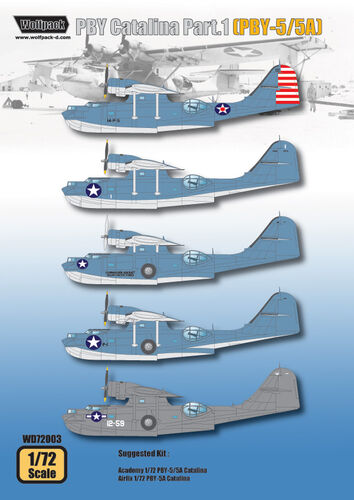 Wolfpack Design WD72003 Consolidated PBY Catalina Part 1 (PBY-5/5A)