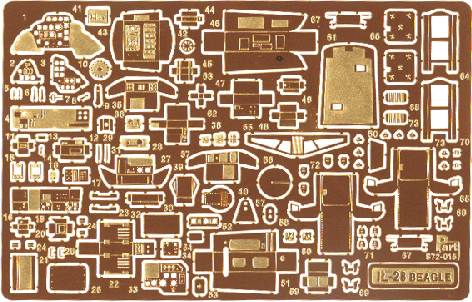 Part S72-015 Il-28 (cockpit) Italeri / Bilek