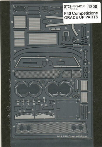 Studio 27 FP24238 Ferrari F40 Competizione - Grade Up Parts (for Tamiya Kits)
