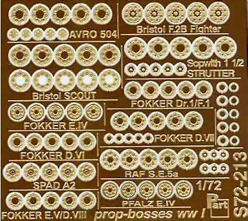 Part S72-213 WWI prop-bosses