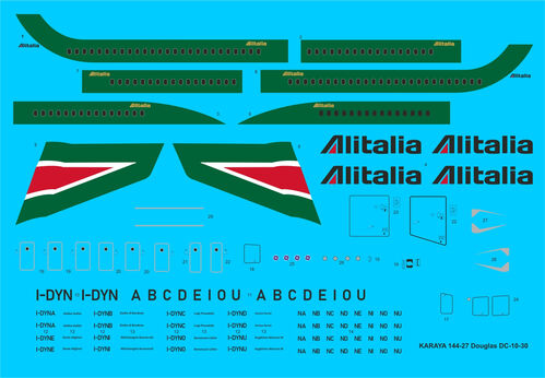 KARAYA D144-27 MDD DC-10-30 Alitalia