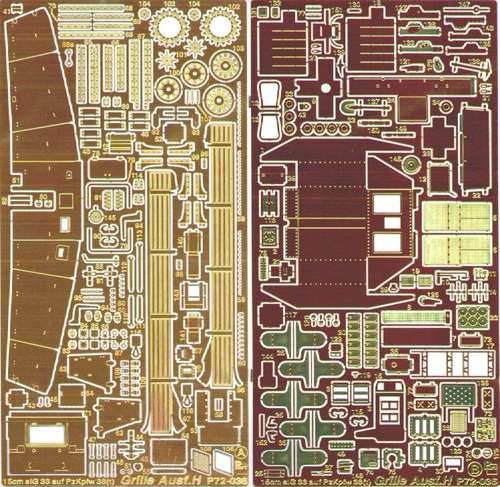 Part P72-036 Grille Ausf.H SIG-33 Attack